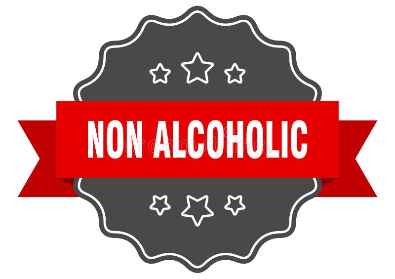Non alcoholic label stock vector. Illustration of alcoholic - 194917083