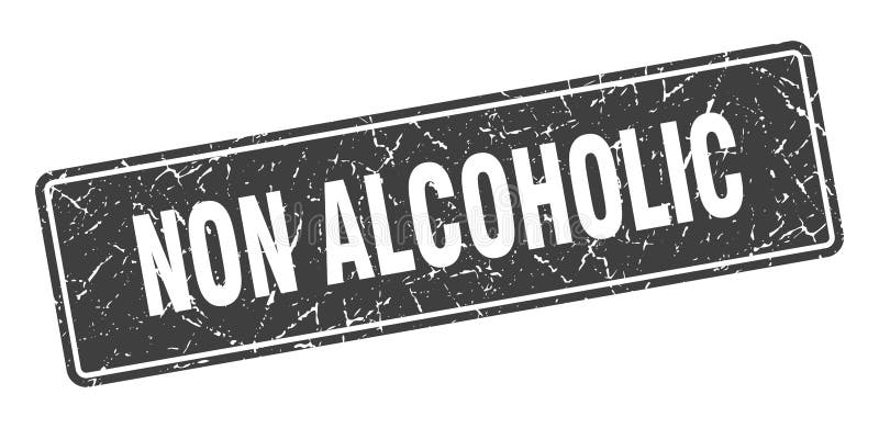 Non Alcoholic Sign. Non Alcoholic Circular Band Label. Non Alcoholic ...