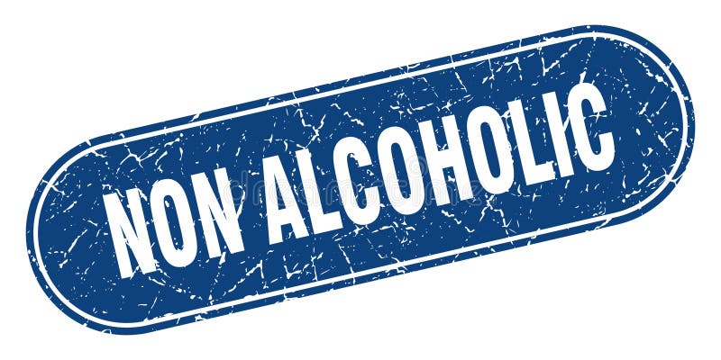 Non alcoholic blue stamp stock vector. Illustration of circle - 119470153