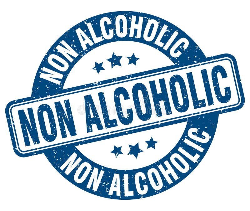 Non Alcoholic Stamp. Non Alcoholic Label. Round Grunge Sign Stock ...