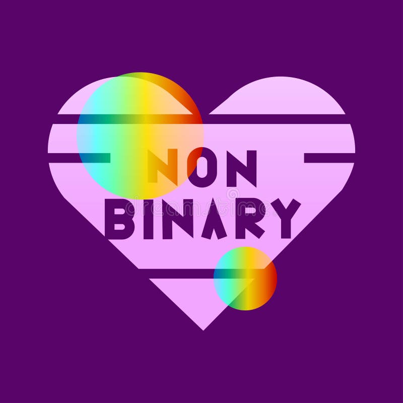 Non-binary Glassmorphism Illustration Stock Illustration - Illustration of people, love: 353531623