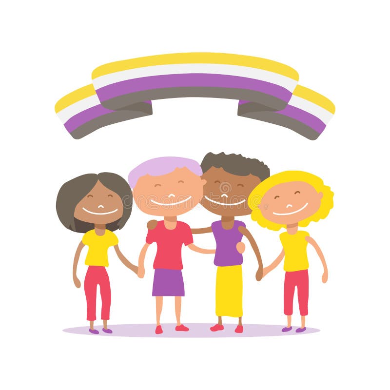 Non-binary people-16 stock vector. Illustration of intersex - 171521325