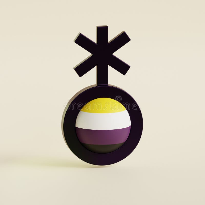 Non Binary Gender Symbol Stock Illustrations – 617 Non Binary Gender ...