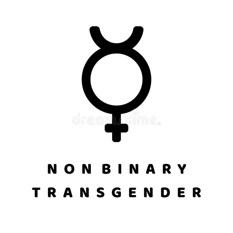 Non Binary Gender Symbol Stock Illustrations – 617 Non Binary Gender ...