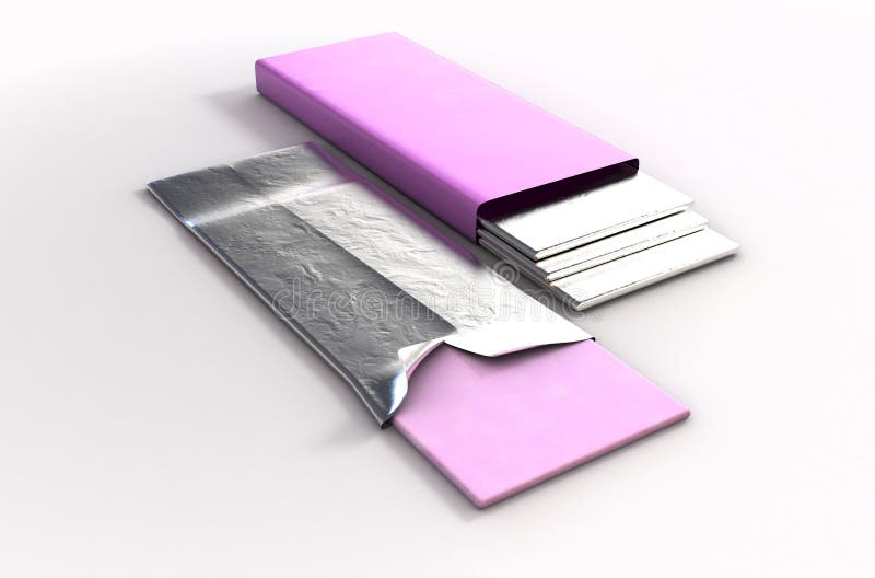 A Non Branded Bubble Gum Packaging with a Pink Wrapper 4 Stock ...