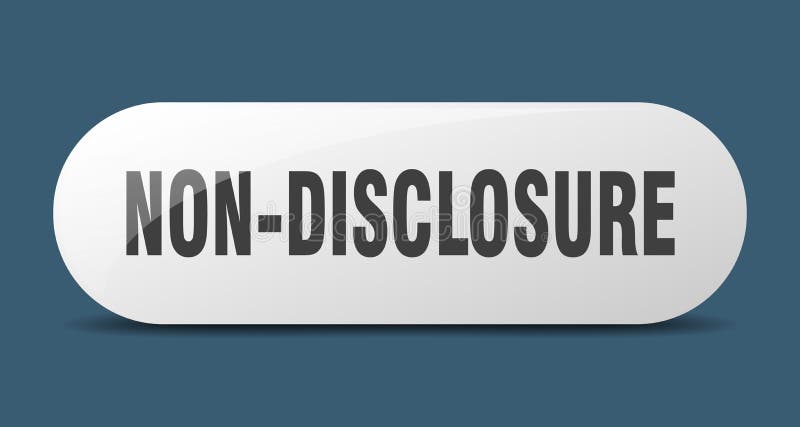 Disclosure Button. Sticker. Banner. Rounded Glass Sign Stock Vector ...
