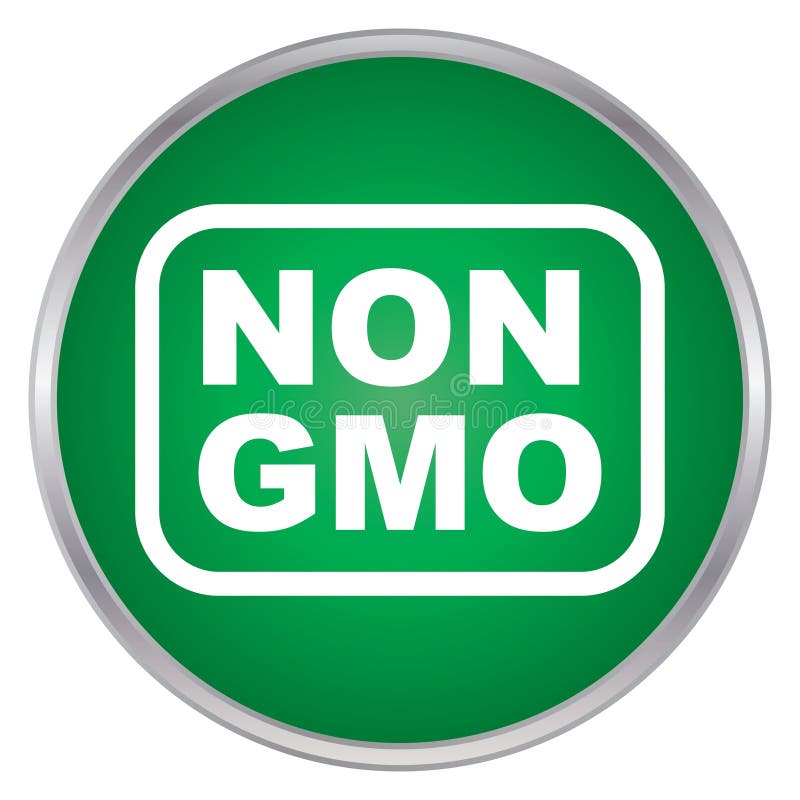 Non GMO sign stock vector. Illustration of note, frame - 103761103