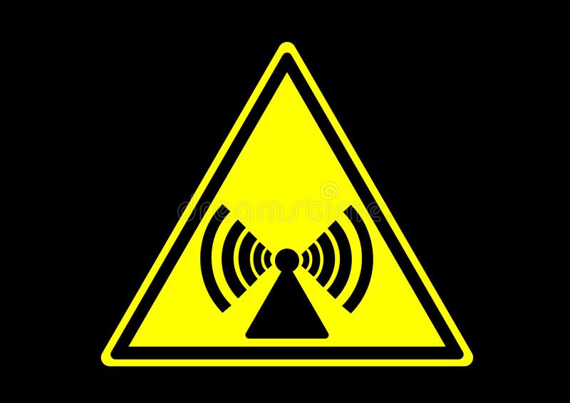 Sharp Element Warning Area Signs Label for Emergency Stock Vector ...