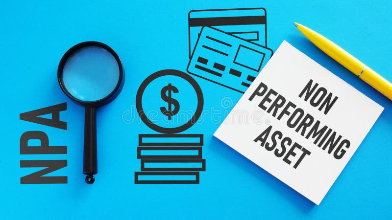 Non Performing Assett is Shown Using the Text Stock Image - Image of ...