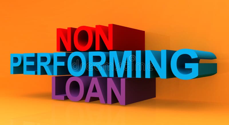 Npl Non Performing Loan Concept with Big Word or Text and Team People ...