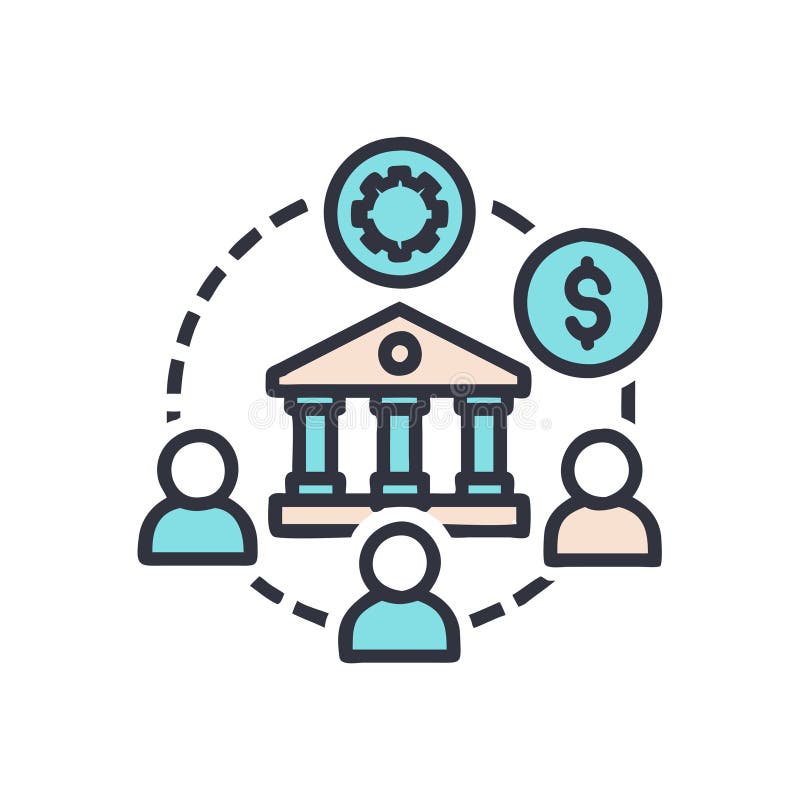 Non-Profit Governance Visual Icon Stock Vector - Illustration of ...