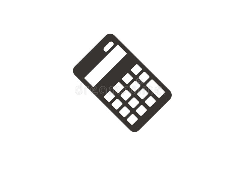 Calculator Icon Set in Colour Stock Illustration - Illustration of ...