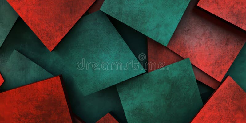 A Non-seamless Background Showcasing Deep Green and Red Abstract ...