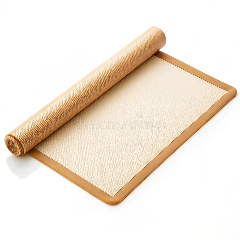Non-slip Silicone Rolling Mat for Baking Isolated on White Background ...