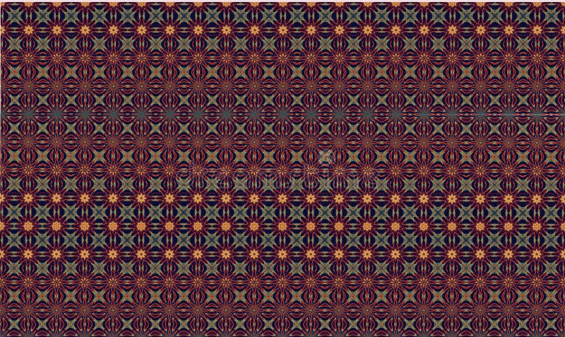 Non-standard Color Pattern with Geometric Shapes, Made in the Old Style ...