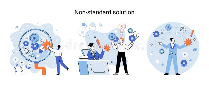 Non Standart Solution Metaphor. Finding Decisionss, Problem Solving ...