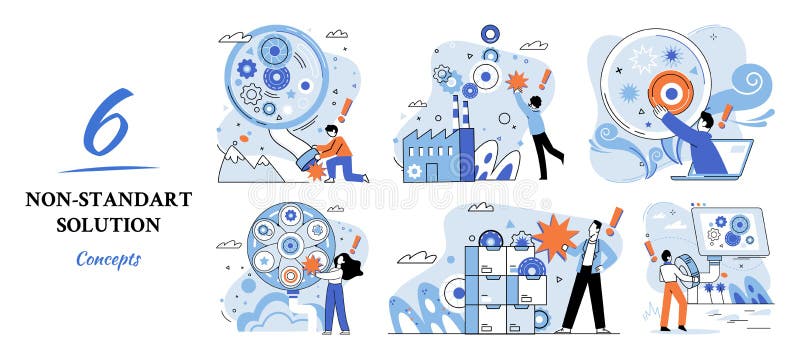 Non Standart Solution Metaphor. Finding Decisionss, Problem Solving ...