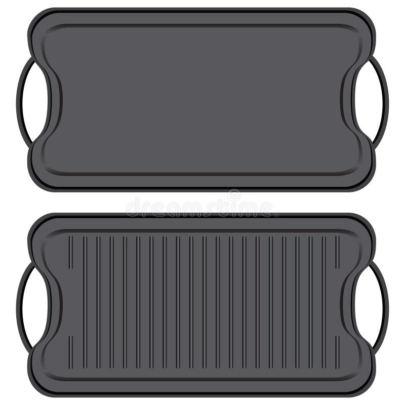 Non-stick Griddle stock vector. Illustration of empty - 31080707