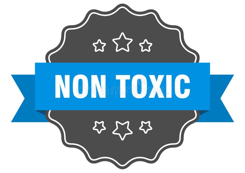 No Toxic Label. No Toxic Isolated Seal. Sticker. Sign Stock Vector ...