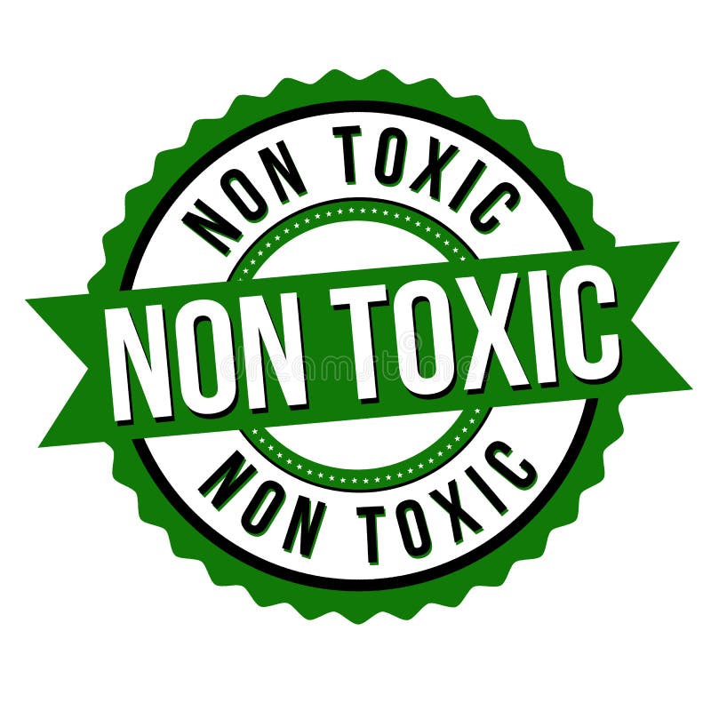 No Toxic Label. No Toxic Isolated Seal. Sticker. Sign Stock Vector ...
