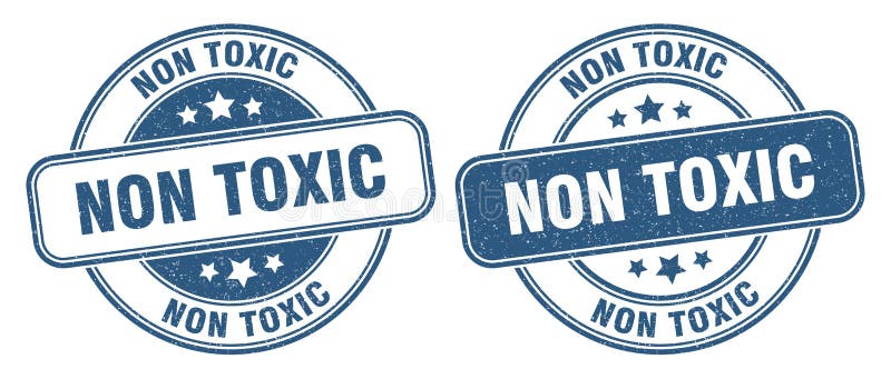 Non Toxic Stamp. Non Toxic Label. Round Grunge Sign Stock Vector ...