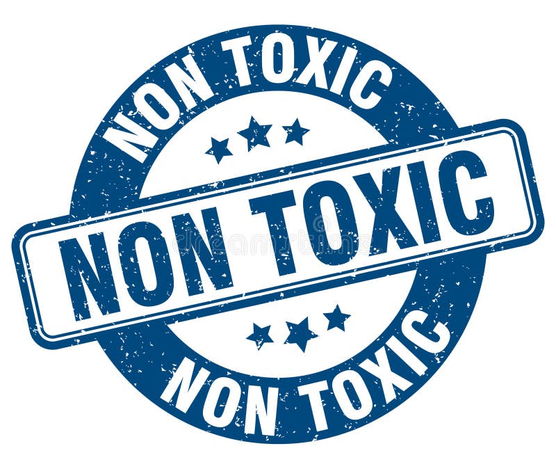 Non Toxic Stamp. Non Toxic Label. Round Grunge Sign Stock Vector ...