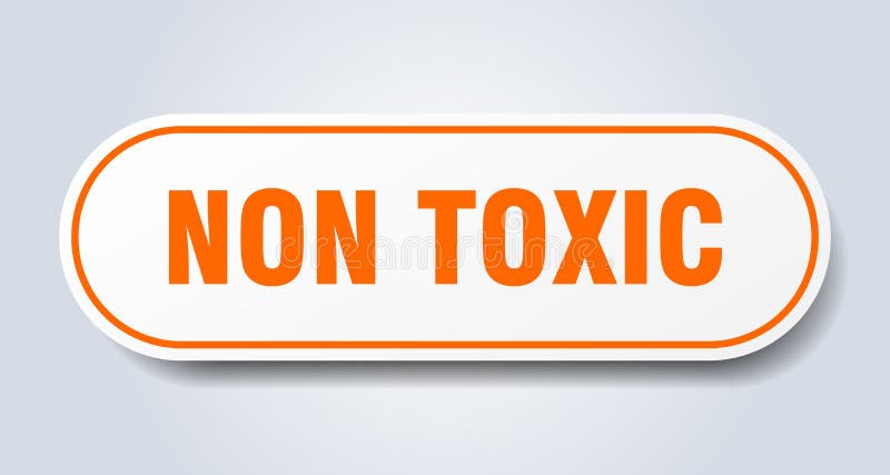 Non toxic sticker. stock vector. Illustration of price - 197152492