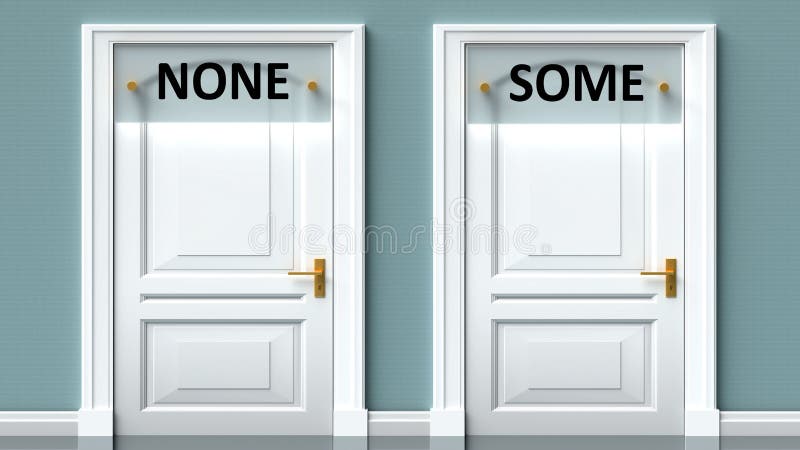 Opposite Words None All Stock Illustrations – 6 Opposite Words None All ...