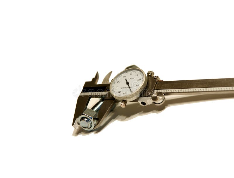Nonius stockbild. Bild von zoll, stahl, tausendstes, messen - 7369241