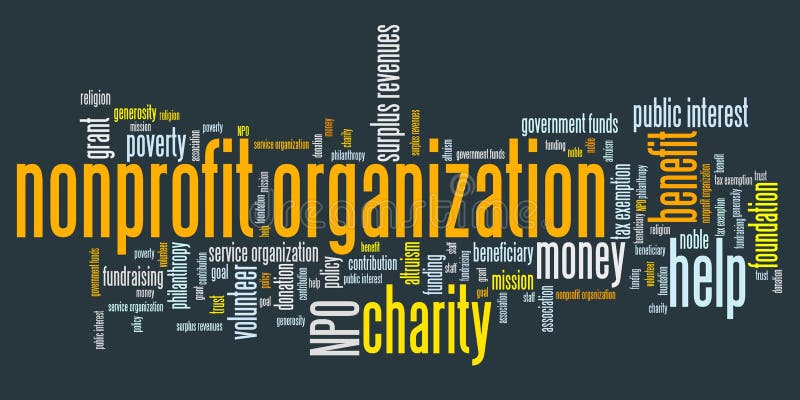 Nonprofit Organizations And Donation Centre. Business Growth ...