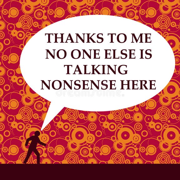 Talking Nonsense Stock Illustrations – 225 Talking Nonsense Stock ...