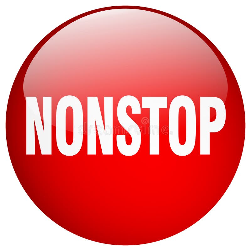 Nonstop button stock vector. Illustration of nonstop - 122697117