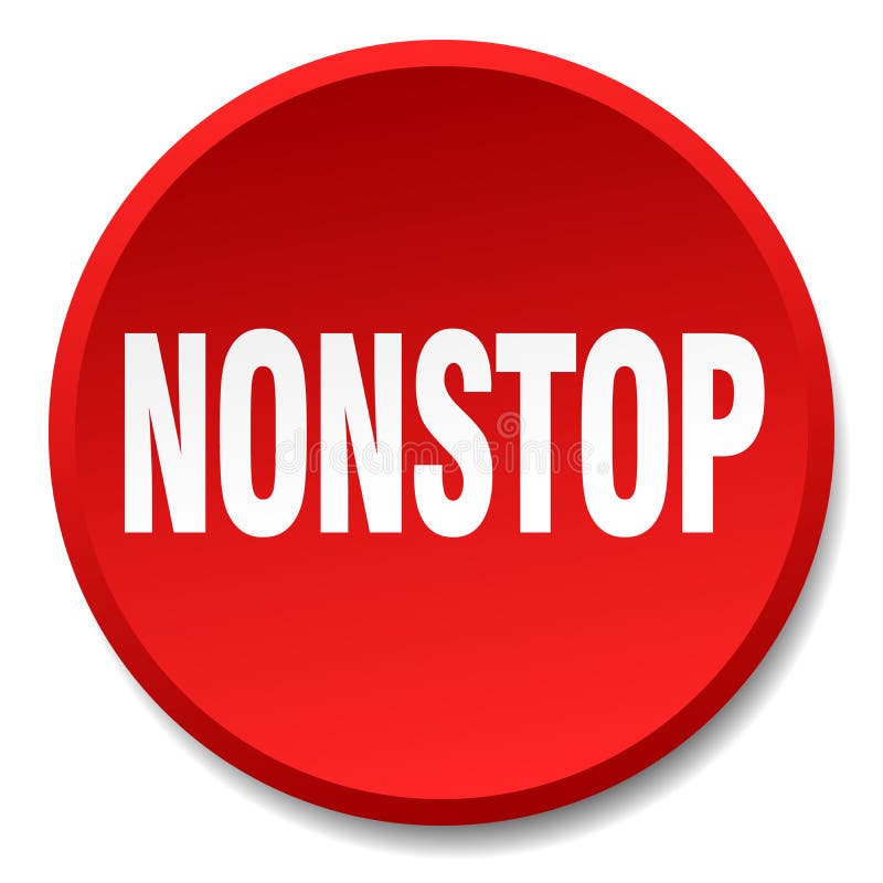 Nonstop button stock vector. Illustration of design - 122704823