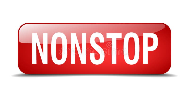 Nonstop button stock vector. Illustration of graphic - 119884745