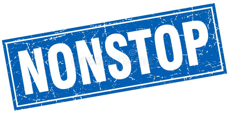 Nonstop stamp stock vector. Illustration of rubber, background - 125009504