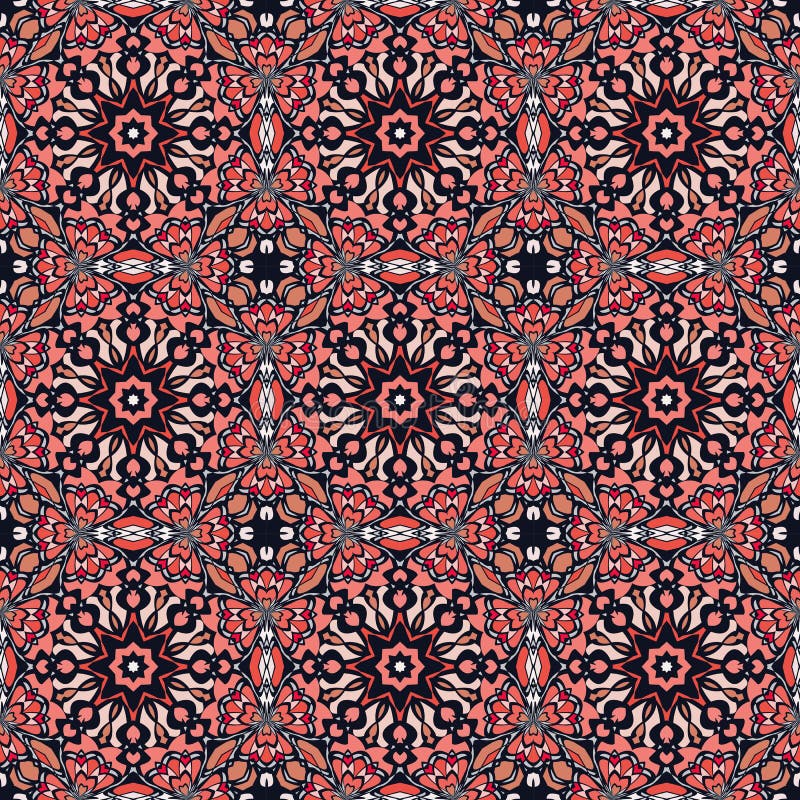 Nontrivial Color Abstract Pattern, Vector Seamless Stock Vector ...