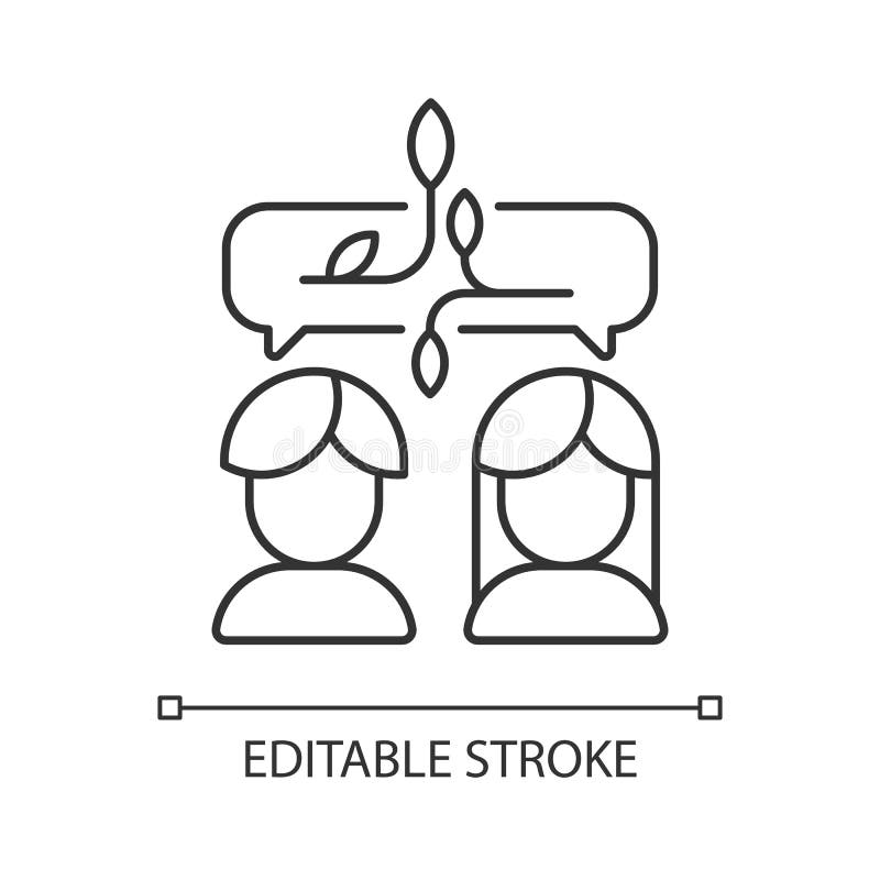 Nonviolent Communication RGB Color Icon Stock Vector - Illustration of ...