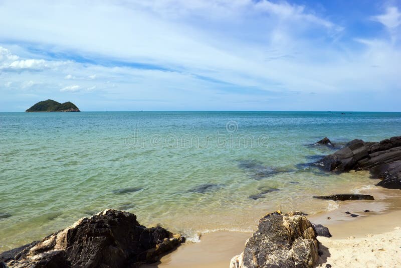 Samila Beach Songkhla View In Thailand,Asia Stock Image - Image of ...