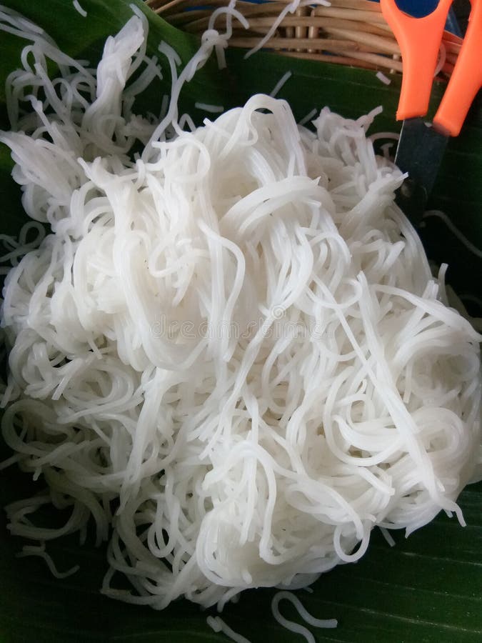 Noodle line stock image. Image of bananaleaf, basket - 89440525