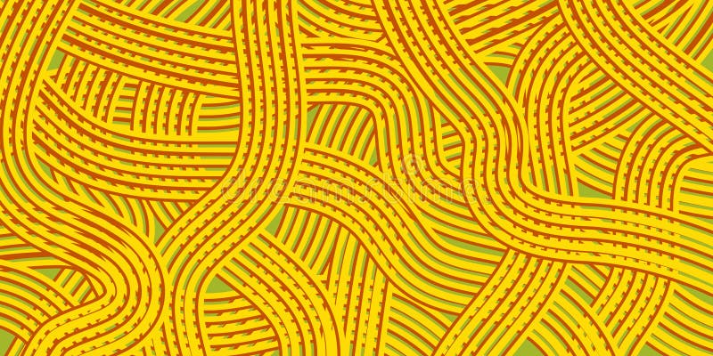 Noodle Ramen Wavy Pattern. Italian Spaghetti Stock Vector ...