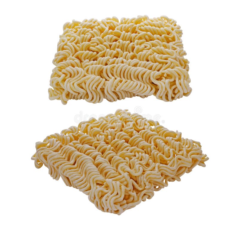 Noodle, Ramen on White Background Stock Photo - Image of ingredient ...