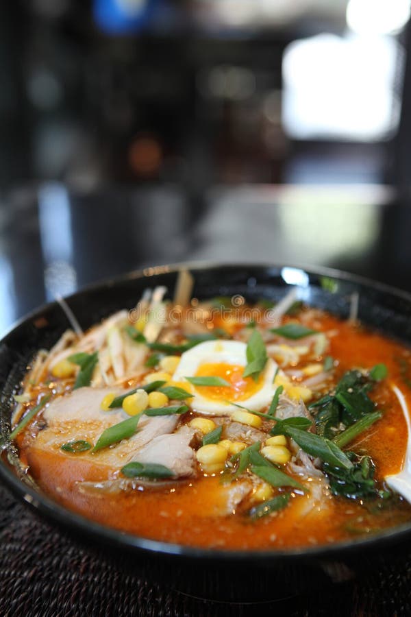 Noodle ranen Japanese food stock image. Image of back - 141553749