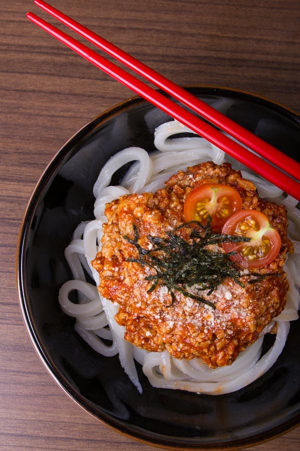Noodle udon stock image. Image of japanese, paste, tofu - 37894929