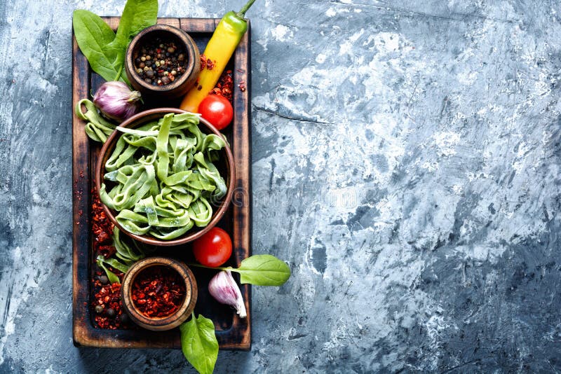 Noodles - pasta from dough stock photo. Image of homemade - 147575752