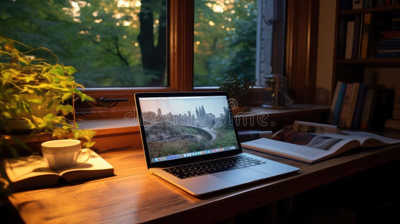 Nook computer book stock illustration. Illustration of knowledge ...