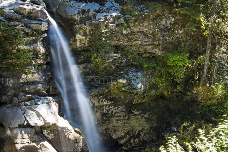 Nooksack Falls in Cascade Range, Washington State Stock Photo - Image ...