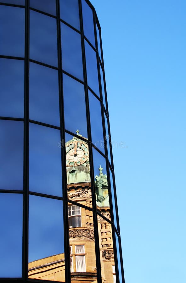 Noon in the City stock photo. Image of high, glass, newcastle - 491236
