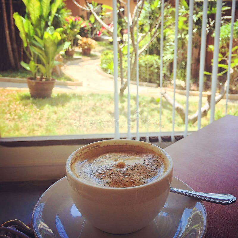 Noon coffee stock image. Image of afternoon, noon, coffee - 51396879