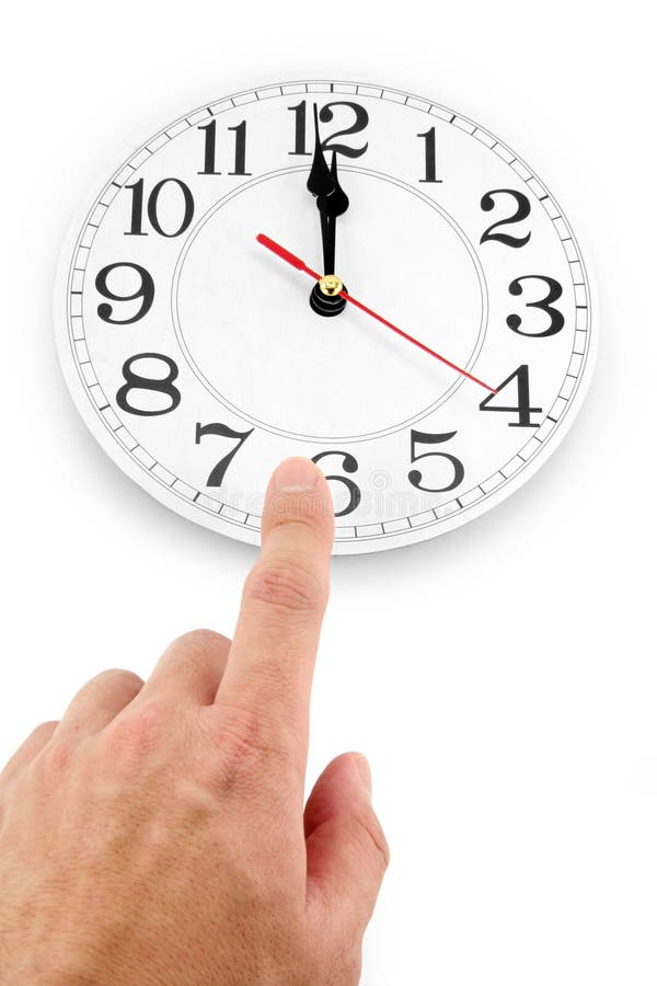 Noon, Concept of Time Control Stock Photo - Image of appointment, round ...