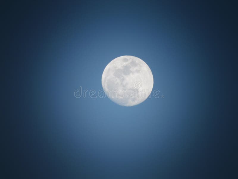 Noon Moon stock photo. Image of nature, space, moon - 147802180